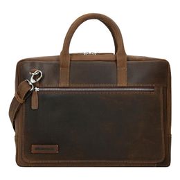 Plevier Document Bag 'Coventry ' male Brown size One Size