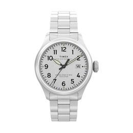 Timex Analoguhr Herren Gr&ouml;&szlig;e One Size silber