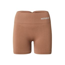 NEBBIA Sportshorts Damen Gr&ouml;&szlig;e S cappuccino / hellgrau