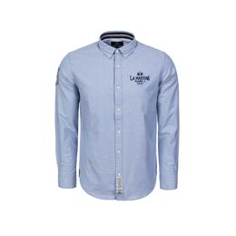 La Martina Button Up Shirt ' MBC600 ' male Blue size L