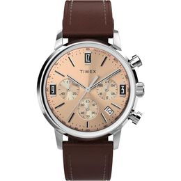 Timex Analog Watch male Brown size One Size