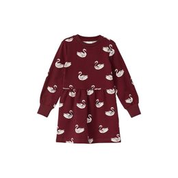 s.Oliver Kleid M&auml;dchen Gr&ouml;&szlig;e 128 karminrot / schwarz / wei&szlig;