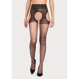 Petite Fleur By Lascana Feinstrumpfhose Damen Gr&ouml;&szlig;e L schwarz