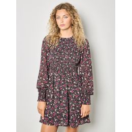 Apricot Ditsy Floral Smocked Mini Dress ' ' Damen Gr&ouml;&szlig;e 34 pink Winterkleid