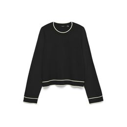 V&eacute;ro Moda VERO MODA Pullover 'VMGold' Damen Gr&ouml;&szlig;e XL schwarz / wei&szlig;