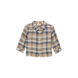 s.Oliver Hemd Jungen Größe 68 beige / camel / blau / weiß