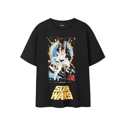 TWO SOON T-Shirt 'Star Wars' Herren Gr&ouml;&szlig;e L blau / hellblau / orange / schwarz / wei&szlig;