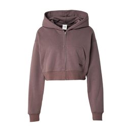 ICANIWILL Athletic Zip-Up Hoodie 'Essence' female Brown size XL