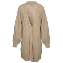 Influencer Strickjacke Damen Gr&ouml;&szlig;e M cappuccino