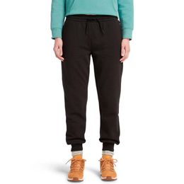 Jogginghose Timberland, Damen, Gr. M, N-Gr, schwarz, Sweatware, Obermaterial: 80% Baumwolle, 20% Polyester, unifarben, Hosen Jogginghose