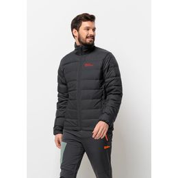 Daunenjacke Jack Wolfskin "ATHER DOWN JKT M RDS", Damen, Gr. S (48), grau (phantom), OBERSTOFF: 100% POLYESTER; FUTTER: 100% POLYESTER; FÜLLUNG: 90% ENTENDAUNEN, 10% FEDER;, Jacken Daunenjacke