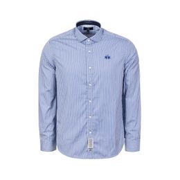 La Martina Button Up Shirt 'MBC013' male Blue size L