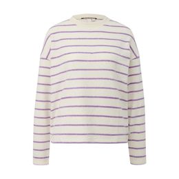 QS Pullover Damen Gr&ouml;&szlig;e M creme / lavendel
