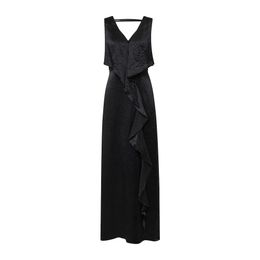 comma, COMMA Kleid Damen Gr&ouml;&szlig;e 42 schwarz Winterkleid