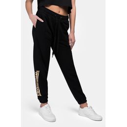 Lonsdale Hose 'Kerrysdale' Damen Gr&ouml;&szlig;e 38 gold / schwarz