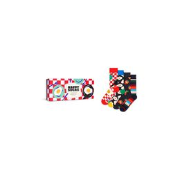 Happy Socks Socken '4-Pack Food Socks Gift Set' Damen Gr&ouml;&szlig;e 41/46 rot
