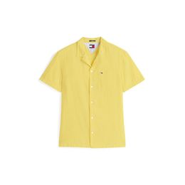 Tommy Jeans Button Up Shirt male Yellow size XS
