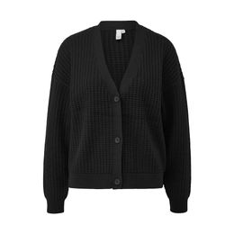Qs Knit Cardigan female Black size 2XL