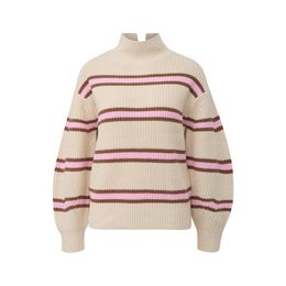 s.Oliver Pullover Damen Größe XXS beige / braun / rosa