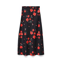 Véro Moda VERO MODA Rock Damen Größe 34 dunkelgrün / rot / schwarz