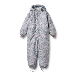 Wheat Overall 'Miko' Jungen Gr&ouml;&szlig;e 122 pastellblau / dunkelblau / hellrot / wei&szlig;