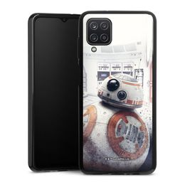 DeinDesign Galaxy A12 Handy Silikon H&uuml;lle Case schwarz Handyh&uuml;lle Star Wars Robot Merchandise