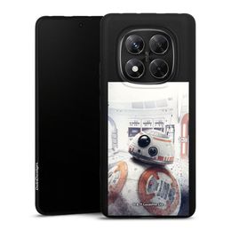 DeinDesign Xiaomi Redmi Note 14 Pro 5G Handy Premium Silikon H&uuml;lle Handyh&uuml;lle schwarz Case Robot Star Wars Merchandise Silikon Premium Case