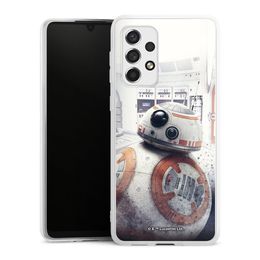 DeinDesign Galaxy A33 5G Handy Silikon H&uuml;lle Case transparent Handyh&uuml;lle Star Wars Robot Merchandise Silikon Case