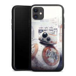 DeinDesign iPhone 11 Handy Premium Silikon H&uuml;lle Handyh&uuml;lle schwarz Case Robot Star Wars Merchandise Silikon Premium Case