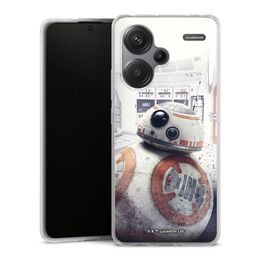 DeinDesign Xiaomi Redmi Note 13 Pro Plus Handy Silikon H&uuml;lle Case transparent Handyh&uuml;lle Robot Star Wars Merchandise Silikon Case