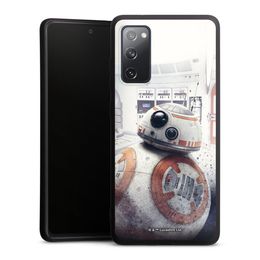 DeinDesign Galaxy S20 FE Handy Premium Silikon H&uuml;lle Handyh&uuml;lle schwarz Case Star Wars Robot Merchandise Silikon Premium Case