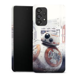 DeinDesign Galaxy A53 5G Handy Premium Case Smartphone Handyh&uuml;lle Schutzh&uuml;lle matt Star Wars Robot Merchandise Premium Case