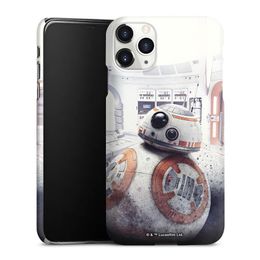 DeinDesign iPhone 11 Pro Max Handy Premium Case Smartphone Handyh&uuml;lle Schutzh&uuml;lle gl&auml;nzend Star Wars Robot Merchandise Premium Case