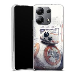 DeinDesign Xiaomi Redmi Note 13 4G Handy Silikon H&uuml;lle Case transparent Handyh&uuml;lle Robot Star Wars Merchandise Silikon Case