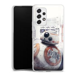 DeinDesign Galaxy A53 5G Handy Silikon H&uuml;lle Case transparent Handyh&uuml;lle Star Wars Robot Merchandise Silikon Case