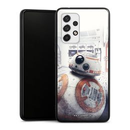 DeinDesign Galaxy A53 5G Handy Silikon H&uuml;lle Case schwarz Handyh&uuml;lle Star Wars Robot Merchandise