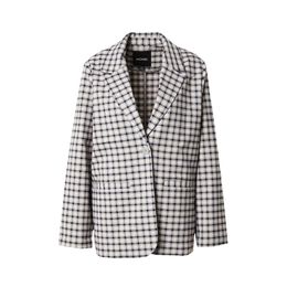 MONKI Blazer Damen Gr&ouml;&szlig;e 42 dunkelblau / grau / wei&szlig;