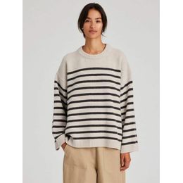 Gai+lisva Pullover ' Barbera ' Damen Gr&ouml;&szlig;e M dunkelgrau / offwhite