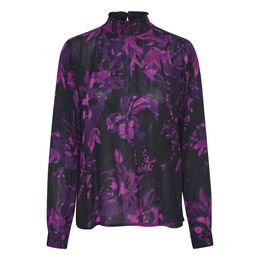 Kaffe Bluse 'Amber' Damen Gr&ouml;&szlig;e M lila / schwarz