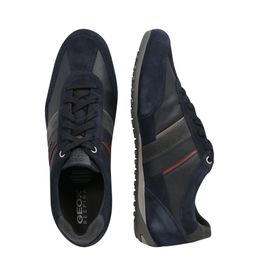 Geox Sneaker 'Wells' Herren Gr&ouml;&szlig;e 43 navy / nachtblau / schlammfarben / kirschrot