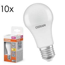 Osram LED E27 10er Set 9,4 Watt 2700 Kelvin 806 Lumen