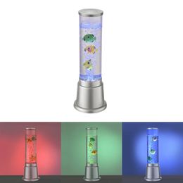 Leuchten Direkt AVA Wassers&auml;ule LED Silber, 1-flammig, Farbwechsler