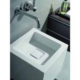 Alape QS325X Waschtisch 4271000000 329 x 367 mm, wei&szlig;, ohne Hahnloch und &Uuml;berlauf