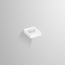 Alape QS325H Waschtisch 4277000000 325 x 385 mm, wei&szlig;, mit Hahnloch, ohne &Uuml;berlauf