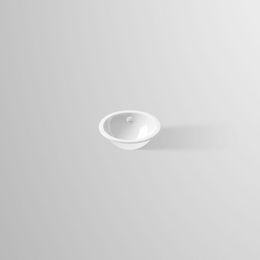 Alape EBK325 Einbauwaschtisch 2000200000 &Oslash; 32,5 cm, wei&szlig;, ohne Hahnloch, mit &Uuml;berlauf