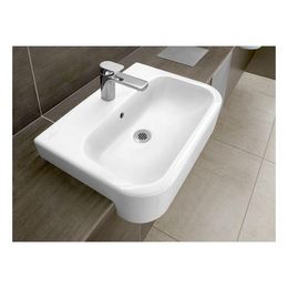 Villeroy & Boch Villeroy & Boch Architectura Waschtisch 41905501 55x43cm, wei&szlig;, mittleres Hahnloch durchgestochen