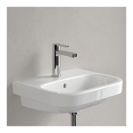 Villeroy & Boch Villeroy & Boch Architectura Handwaschbecken 43734501, wei&szlig;, mit Hahnloch und &Uuml;berlauf