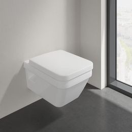 Villeroy & Boch Villeroy & Boch Architectura Wand WC 5685HR01 Combi Pack, weiss, DirectFlush WC mit WC-Sitz