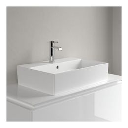 Villeroy & Boch Villeroy & Boch Memento 2.0 Waschtisch 4A0760RW 60x42cm, mit Hahnloch, & &Uuml;berlauf, Stone White C+