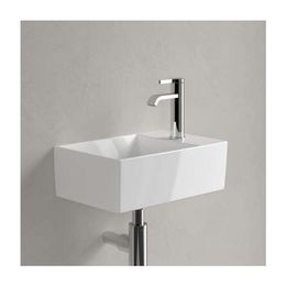Villeroy & Boch Villeroy & Boch Memento 2.0 Handwaschbecken 43234GR1 40 x 26 cm, wei&szlig; alpin C-plus, mit Hahnloch, ohne &Uuml;berlauf